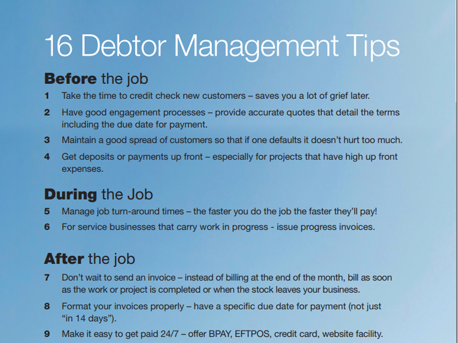 DFKANZ Debtor Management Tips | DFKANZ